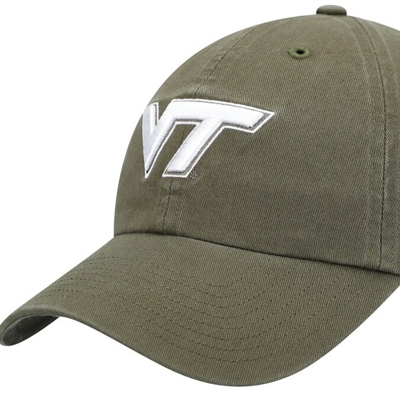 NCAA | Accessories | Virginia Tech Grey And White Vt Ball Cap Hat ...